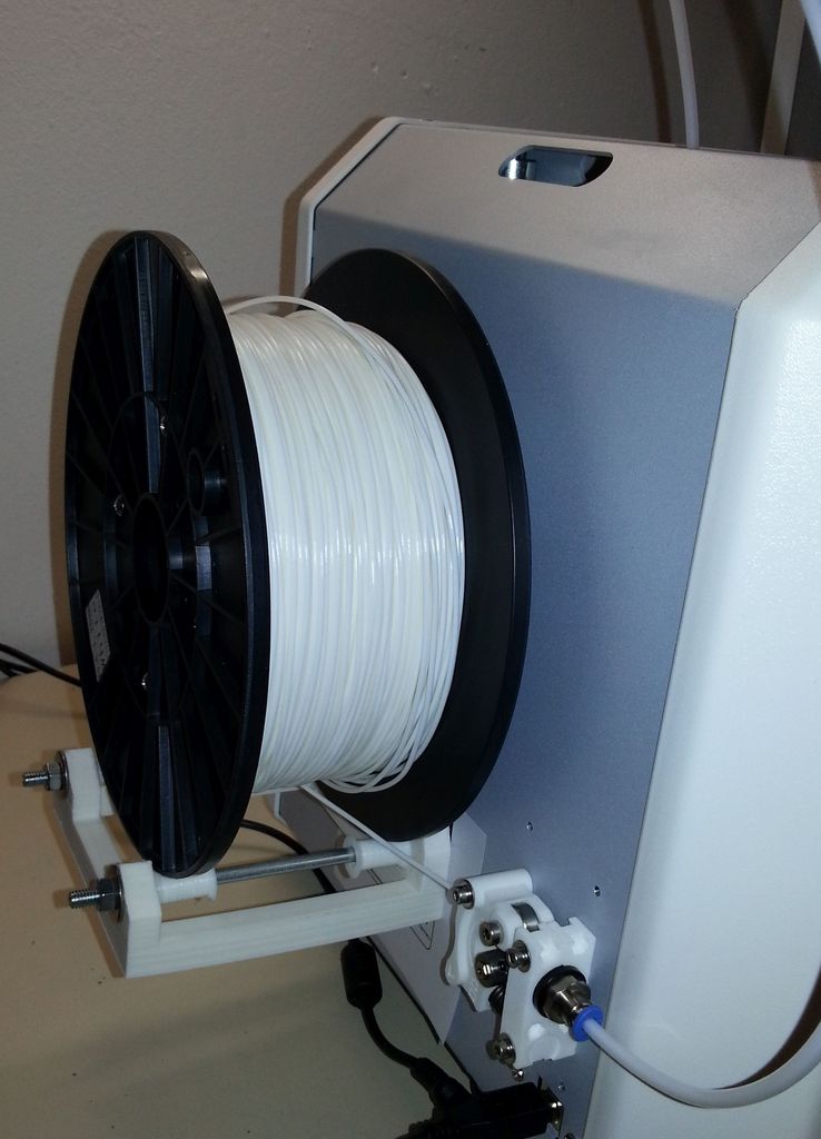 Filament Spool Holder for German RepRap NEO by froetz | Download free ...