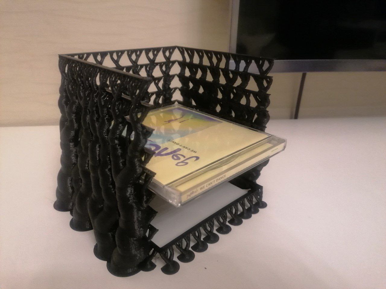 Organic rack for discs (1 to 12 slots) CD, Nintendo switch, PS4, Xbox ...