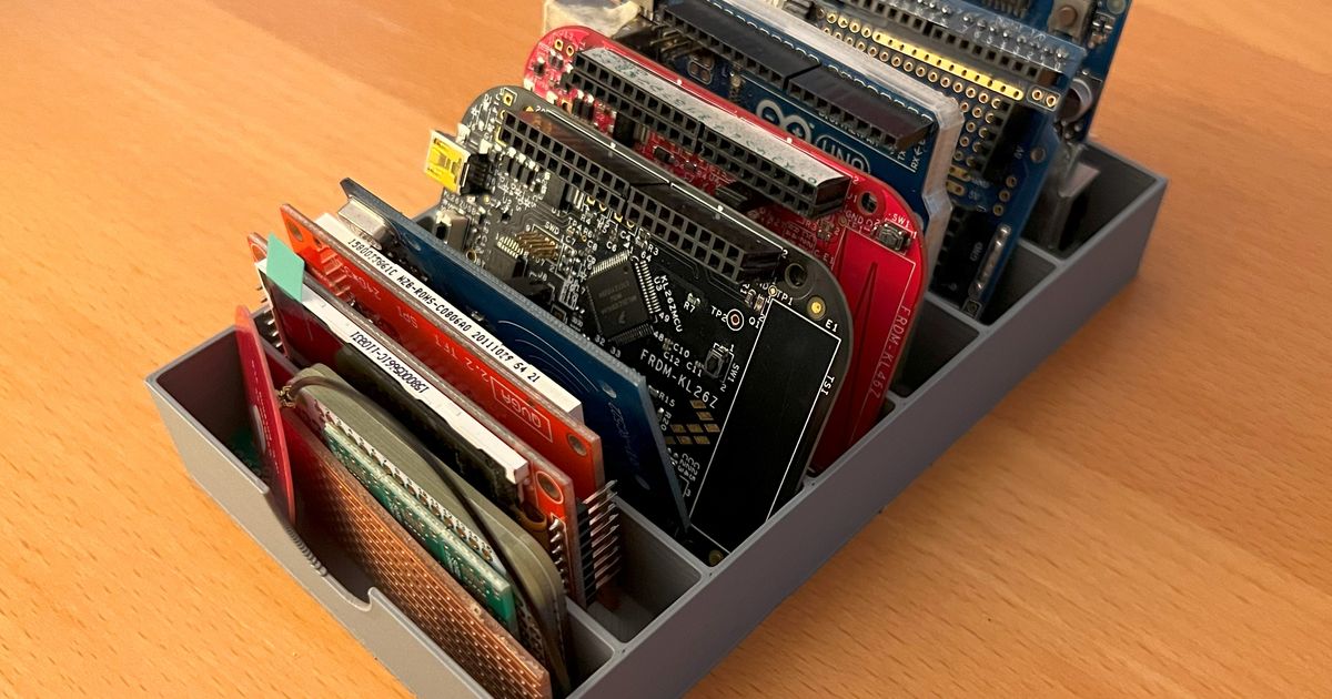 Organiser Tray - Arduino Boards by NotEnoughGlue | Download free STL ...