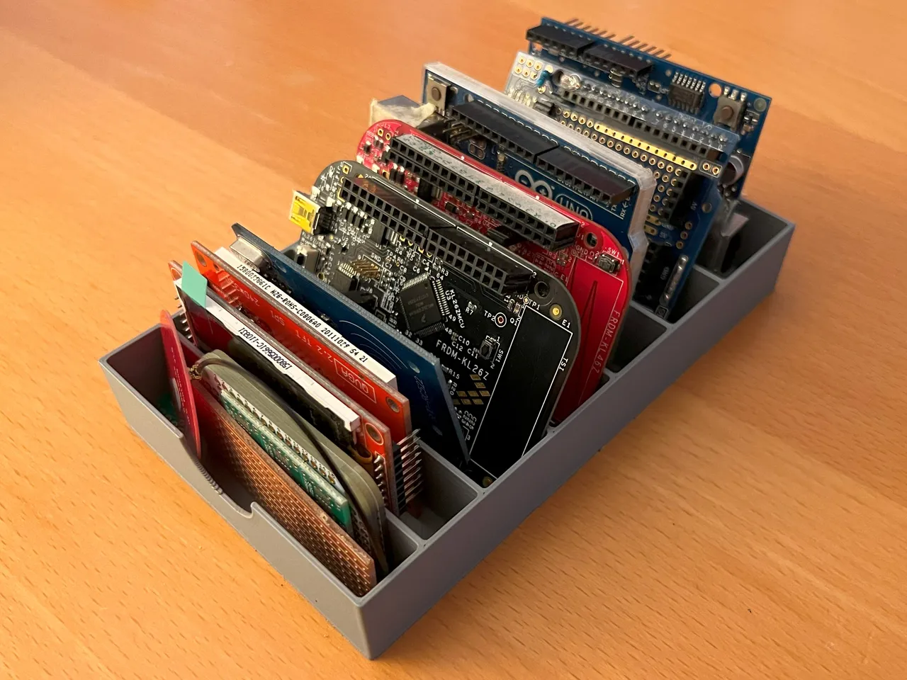 Organiser Tray - Arduino Boards by NotEnoughGlue | Download free STL model | Printables.com