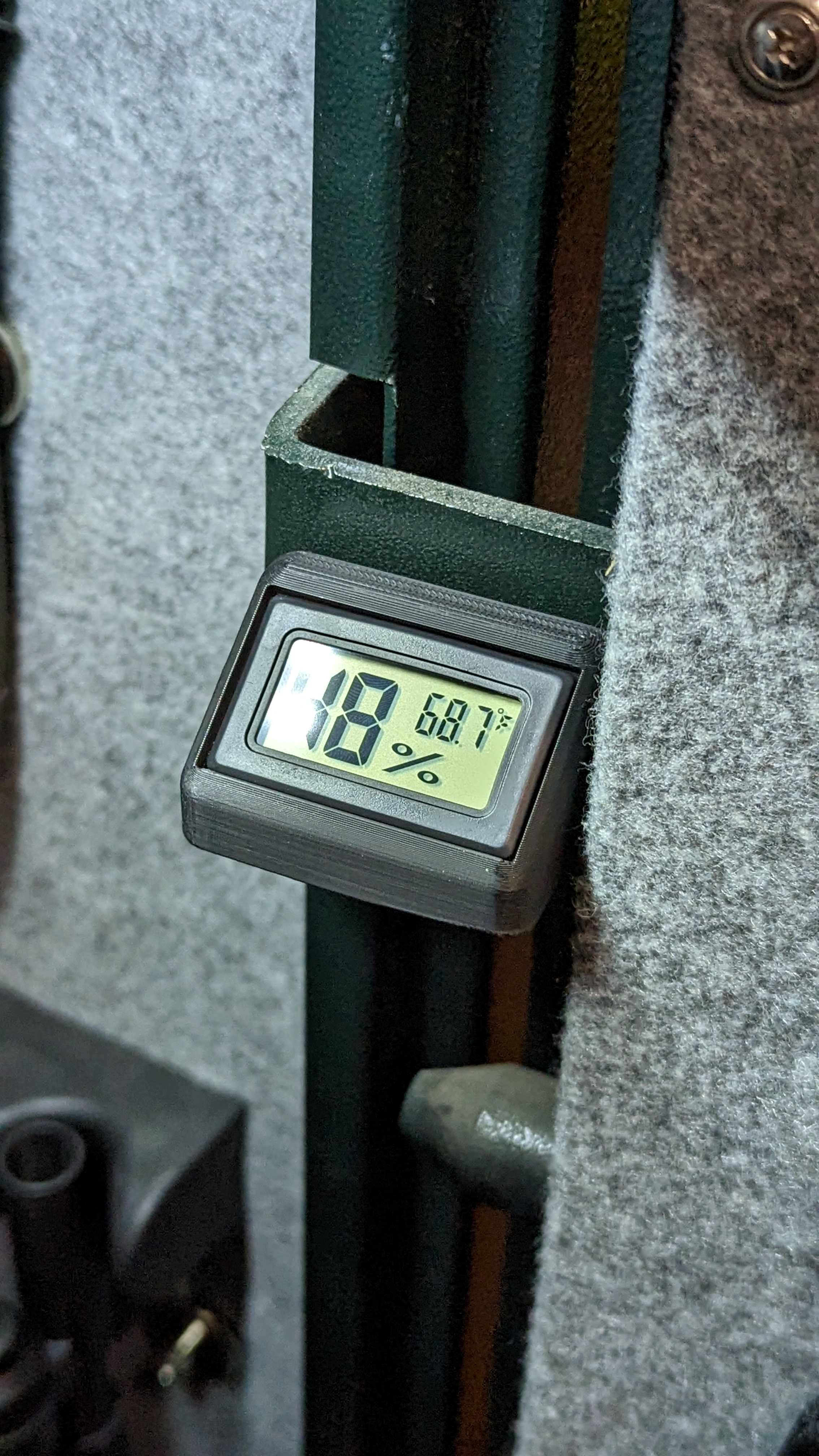 Hygrometer Holder with magnets to mount in a safe by gbirk | Download ...