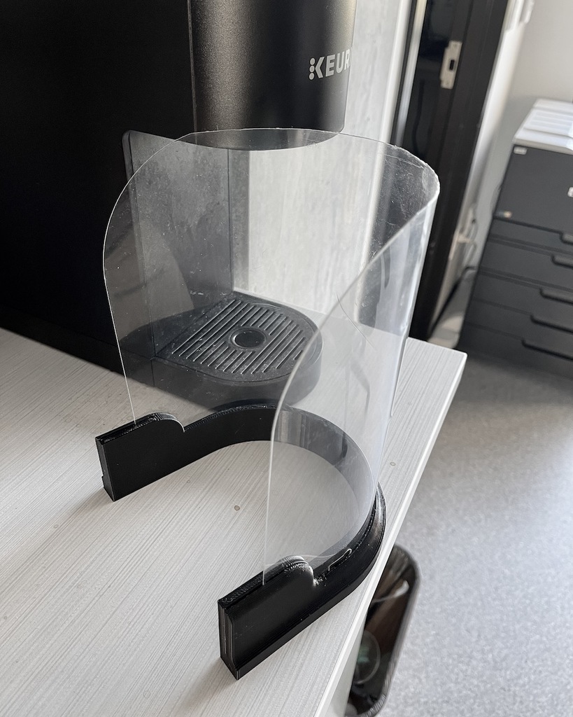 Keurig Slim Splatter Shield by Kacey3 | Download free STL model ...