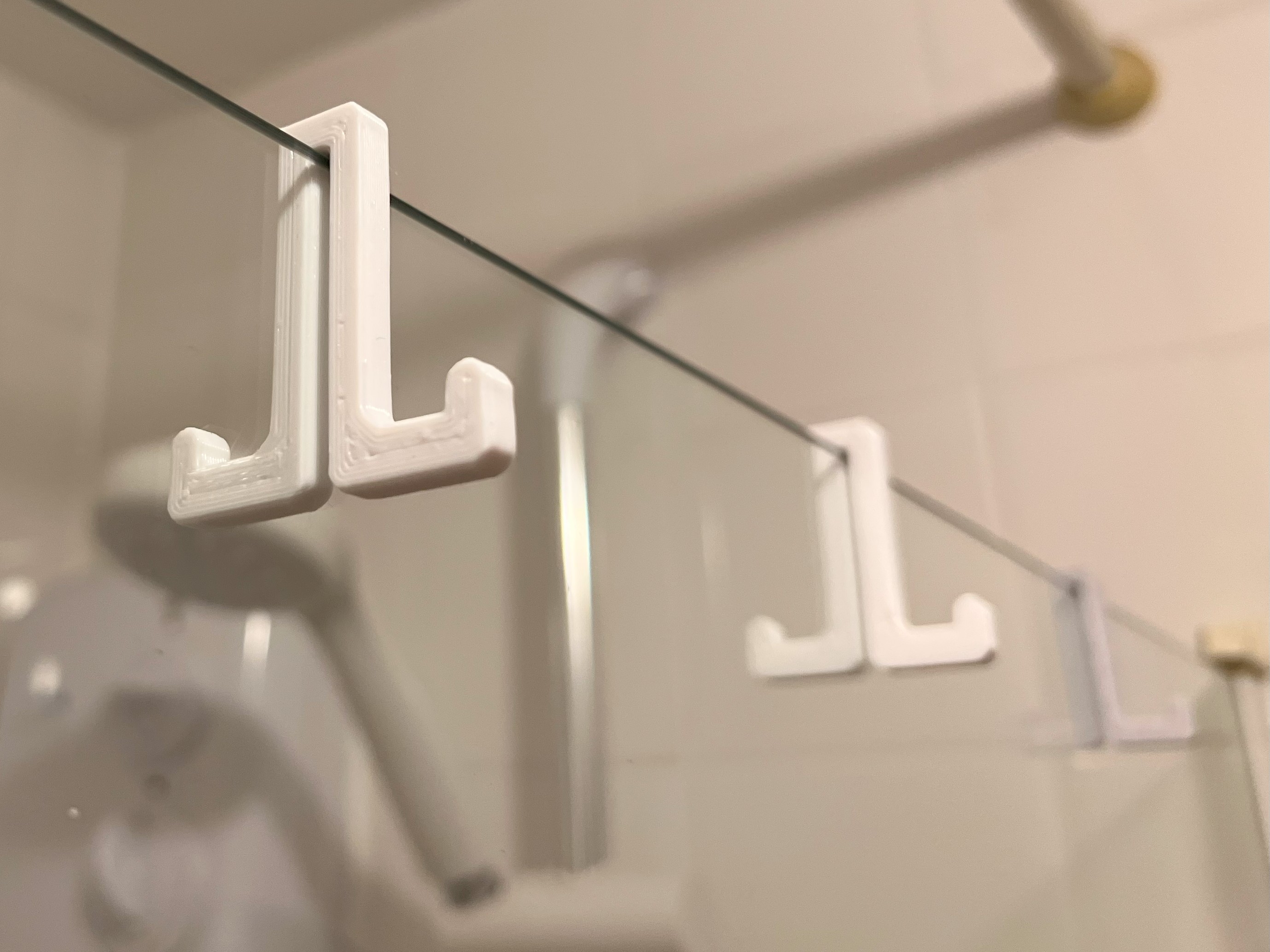 Shower Screen Hook by NotEnoughGlue | Download free STL model ...