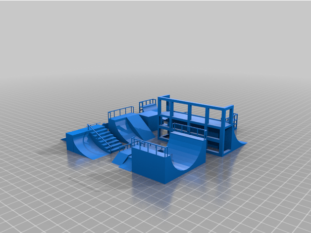 fingerboard skate obstacles by YOURFRIEND | Download free STL model ...