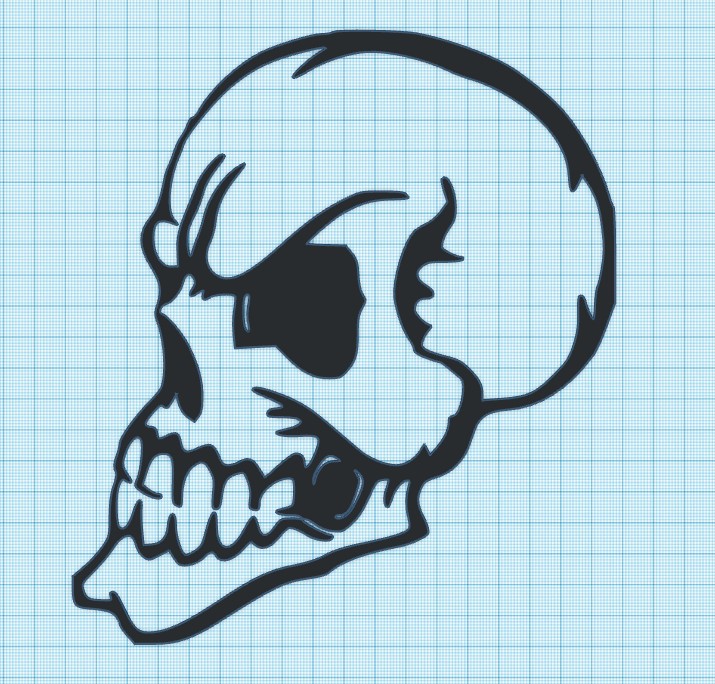 ANGRY SKULL - WALL ART by Ogama Industries | Download free STL model ...