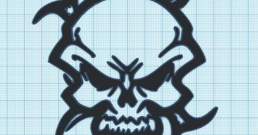 SPIKE SKULL - WALL ART by Ogama Industries | Download free STL model ...