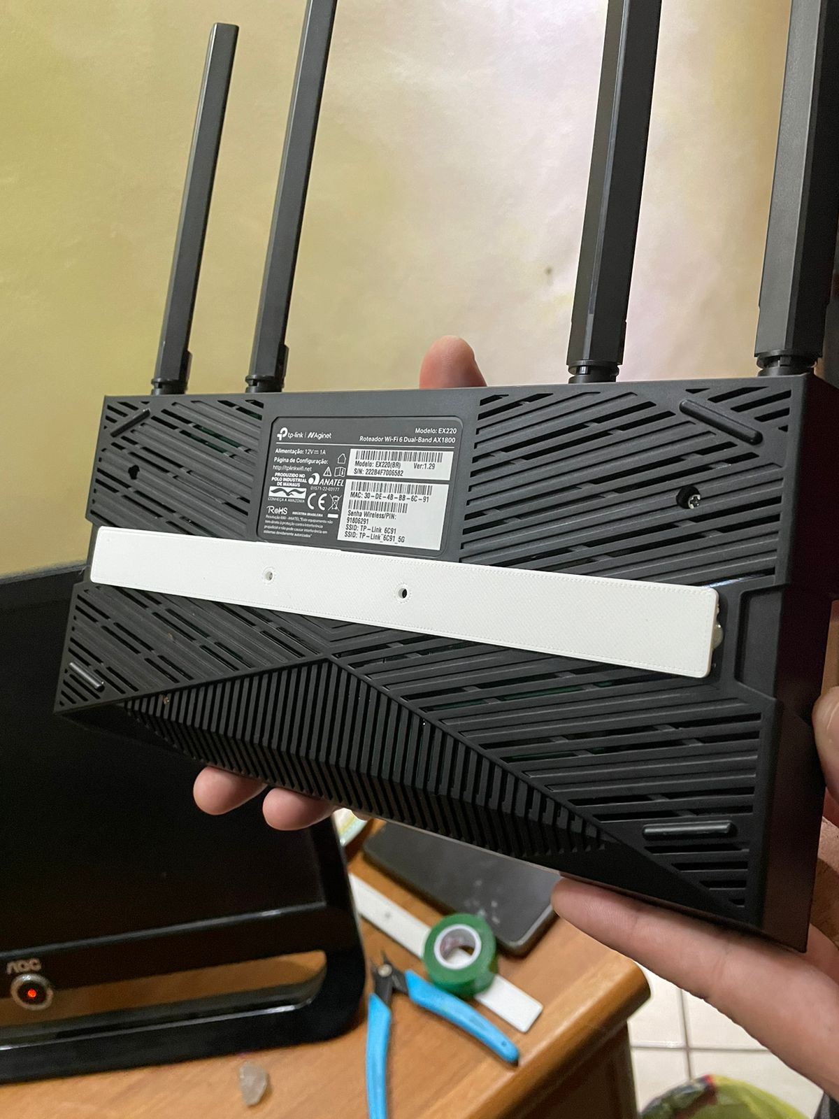 Support for Tp Link router by GabrielN | Download free STL model ...