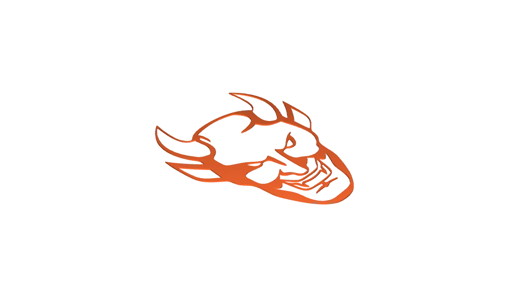 HORNED DEVIL - WALL ART by Ogama Industries | Download free STL model ...