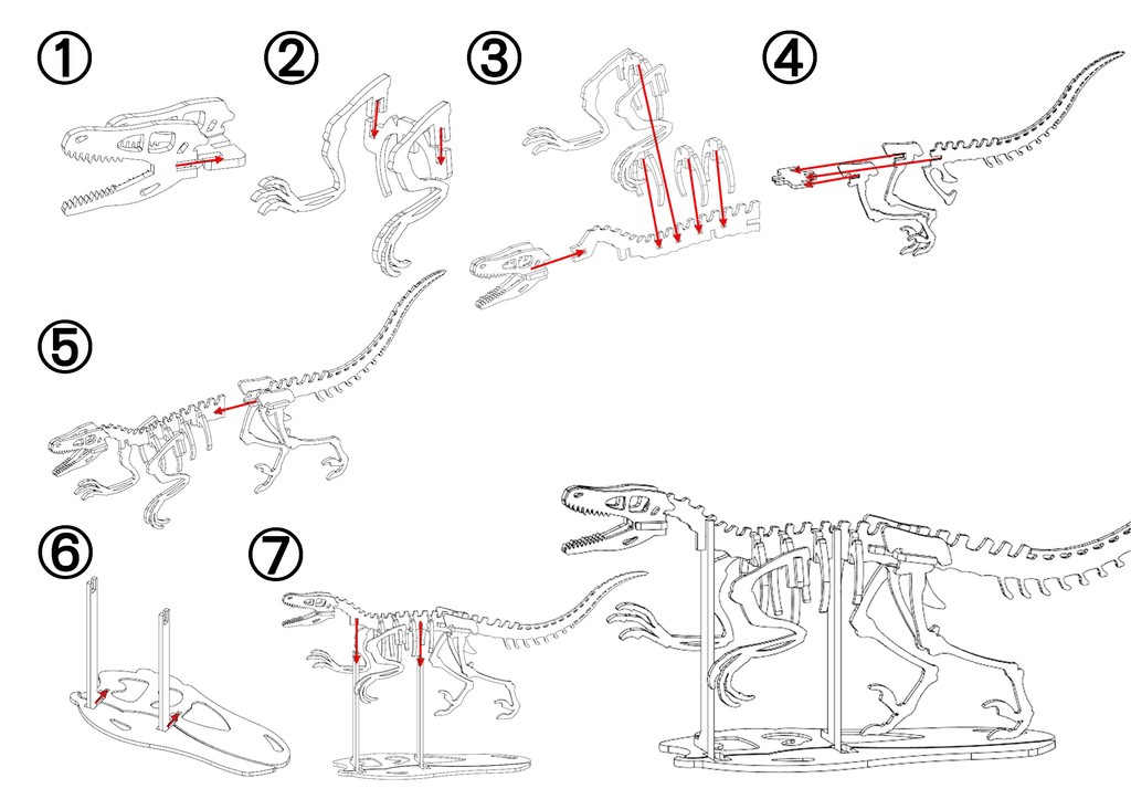 3Dino Puzzle Museum DX Set Vol.2 par STAG_B | Téléchargez gratuitement ...