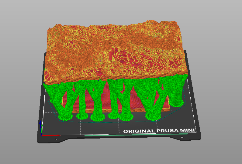 Floating Topographical Grand Canyon Map by HungAsAHamster | Download ...