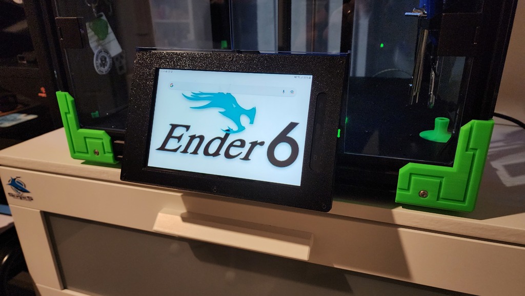 ender 6 tablet mounting kit for klipper by Geoff Fuller | Download free ...