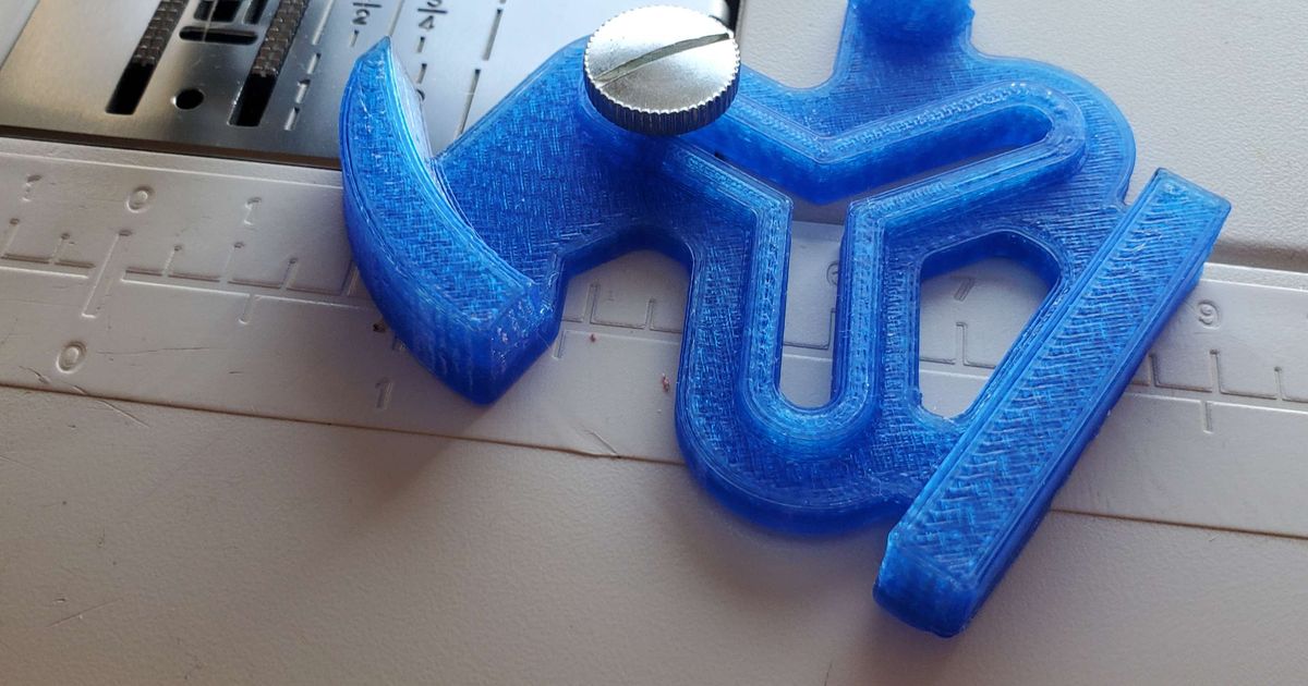 Sewing machine curve guide by mgetz | Download free STL model ...