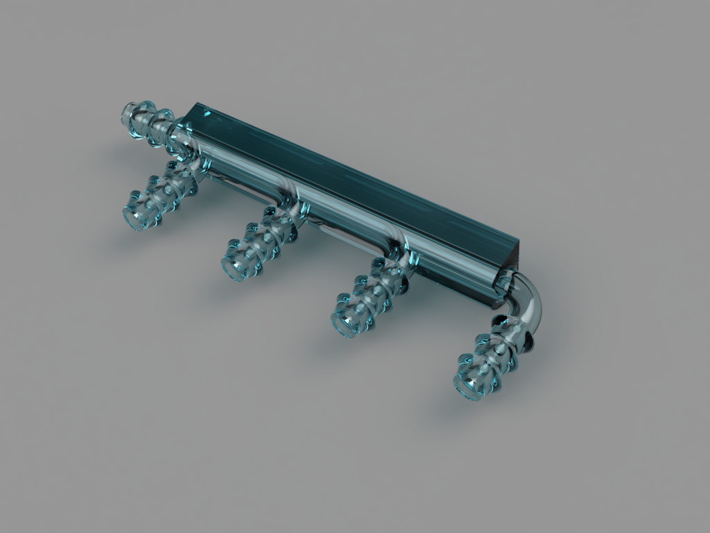 Tubing Splitter - 5 way - 3/16" ID tubing by BubsBuilds | Download free ...