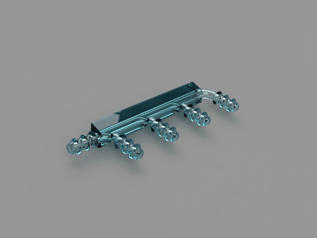 Tubing Splitter - 5 way - 3/16" ID tubing by BubsBuilds | Download free ...