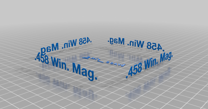 .458 Winchester Magnum Stacking Loading Block by brass_ring | Download ...