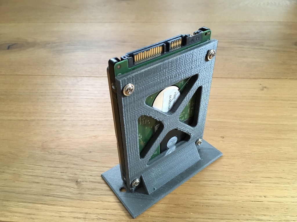 HDD/SSD 2HE Rack Module Mount Plate by DK1MI | Download free STL model ...