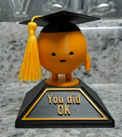 Grad cap for OK Trophy by Dirty Faced Kid | Download free STL model ...