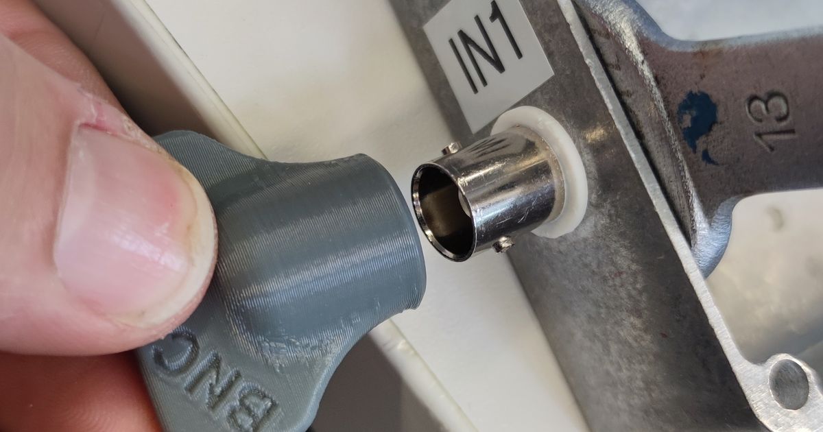 BNC inserting/removal tool by JannisJFry | Download free STL model | Printables.com