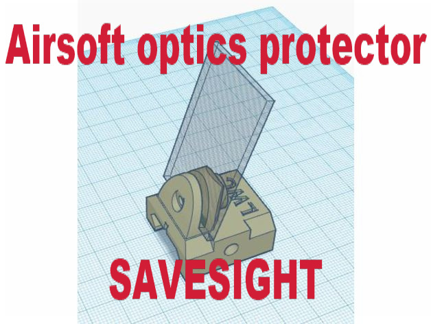 LWC Airsoft Optics protector Savesight by LWC | Download free STL model ...
