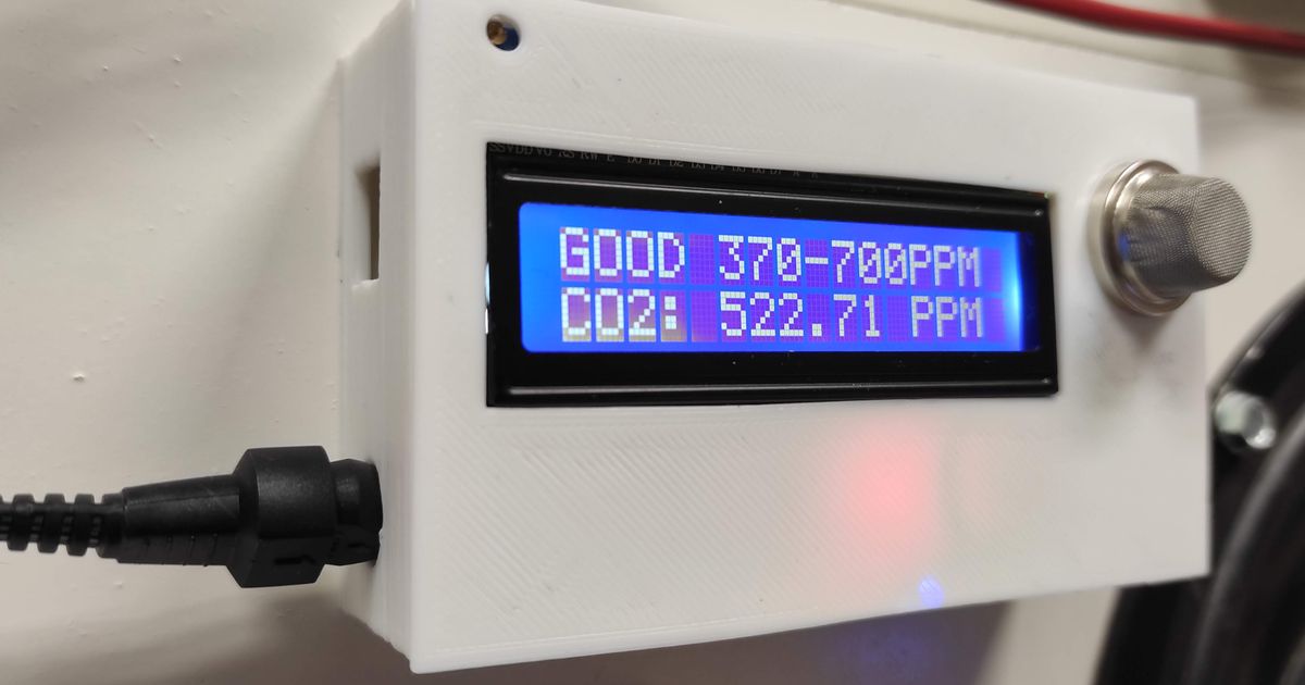 Arduino Co2 Gas Meter Box By Luisfer Download Free Stl Model