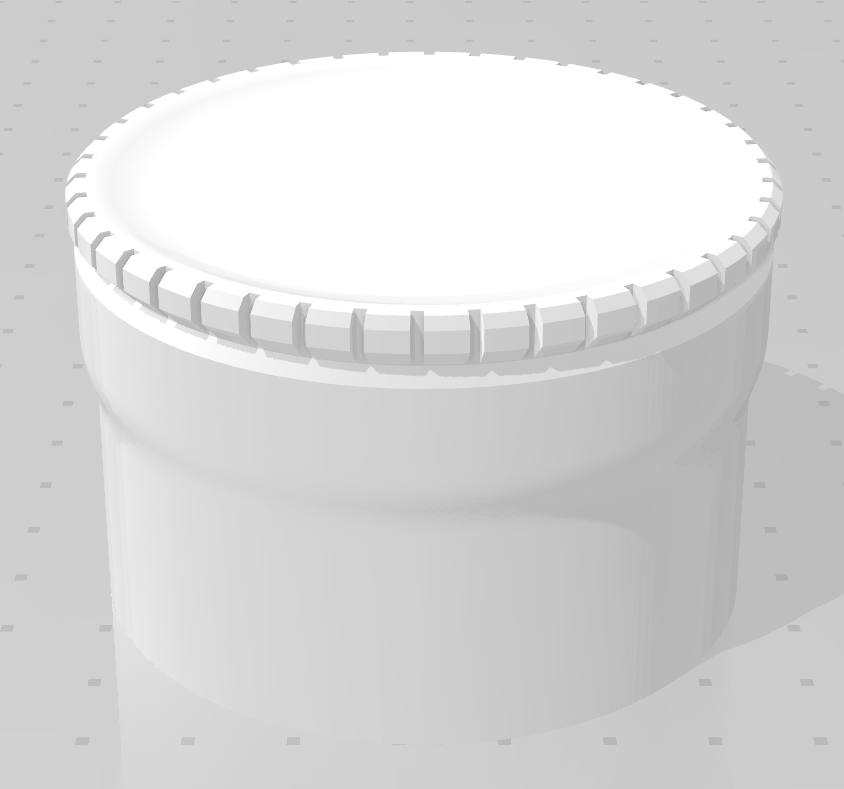 Round case with 5 compartments by copycat | Download free STL model ...