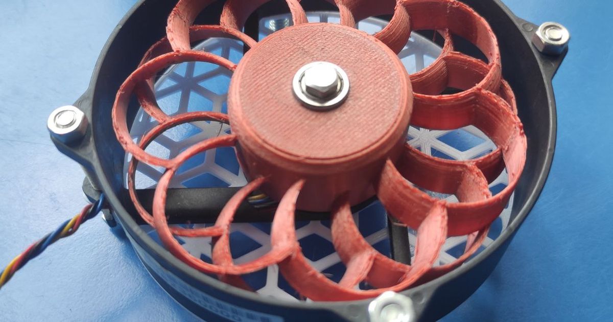 Toroidal 9cm Fan Blades por Blurking | Descargar modelo STL gratuito ...