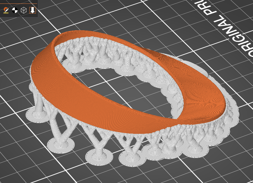 Möbius Strips with Organic Supports by Philippe Lacoude | Download free STL model | Printables.com