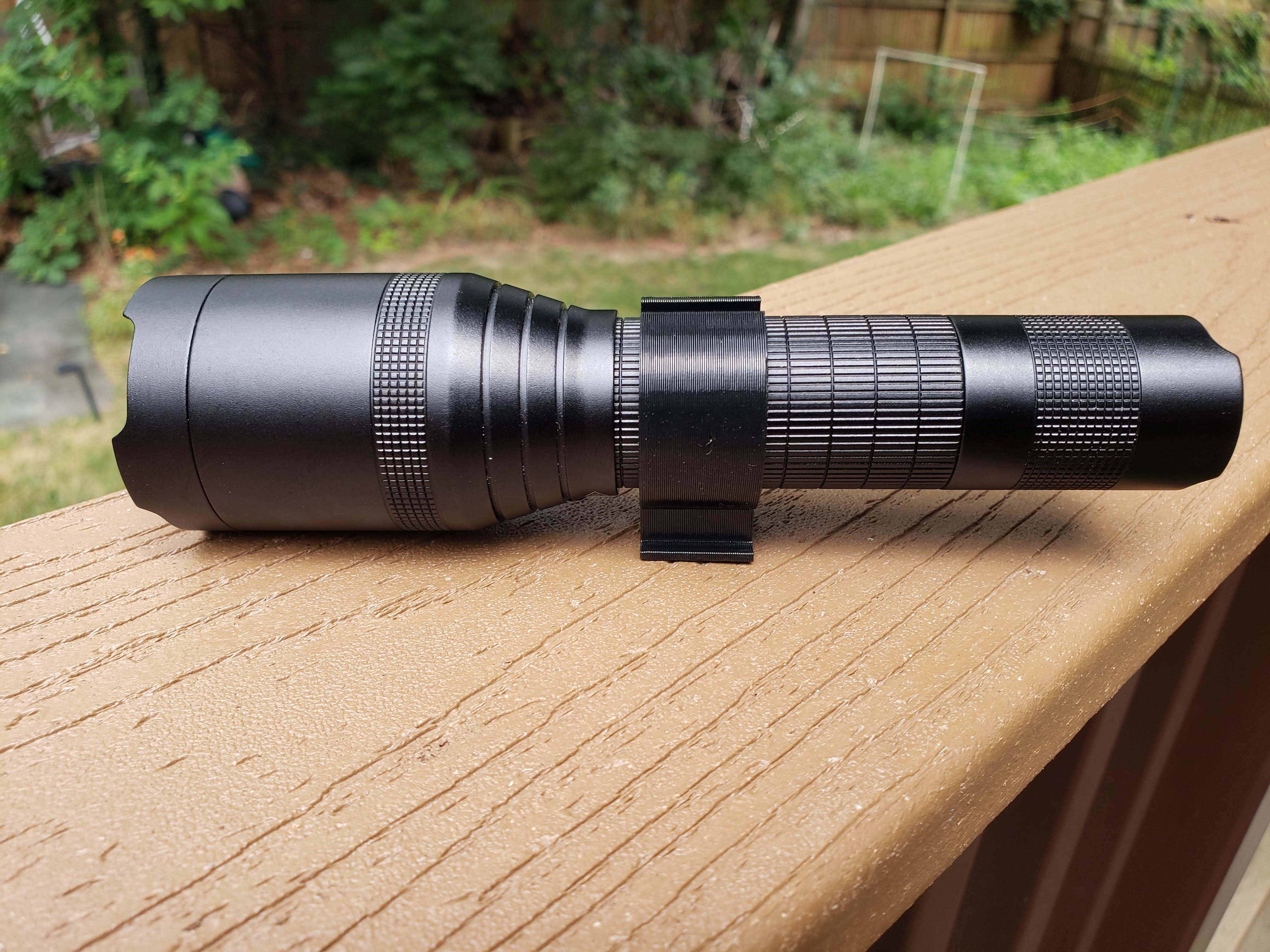 Flashlight mount for camera by Eric | Download free STL model ...