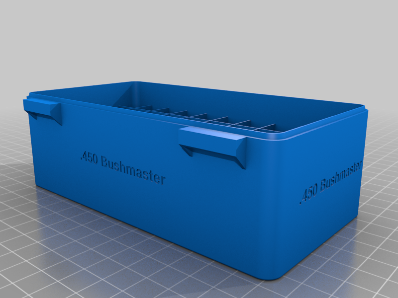 .450 Bushmaster, Double Snap Latch Modular Ammo Box by brass_ring ...