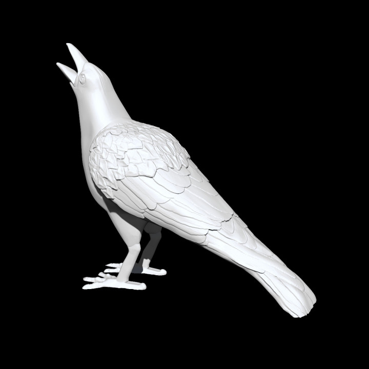 Support Free Crow von Evavoo | Kostenloses STL-Modell herunterladen ...