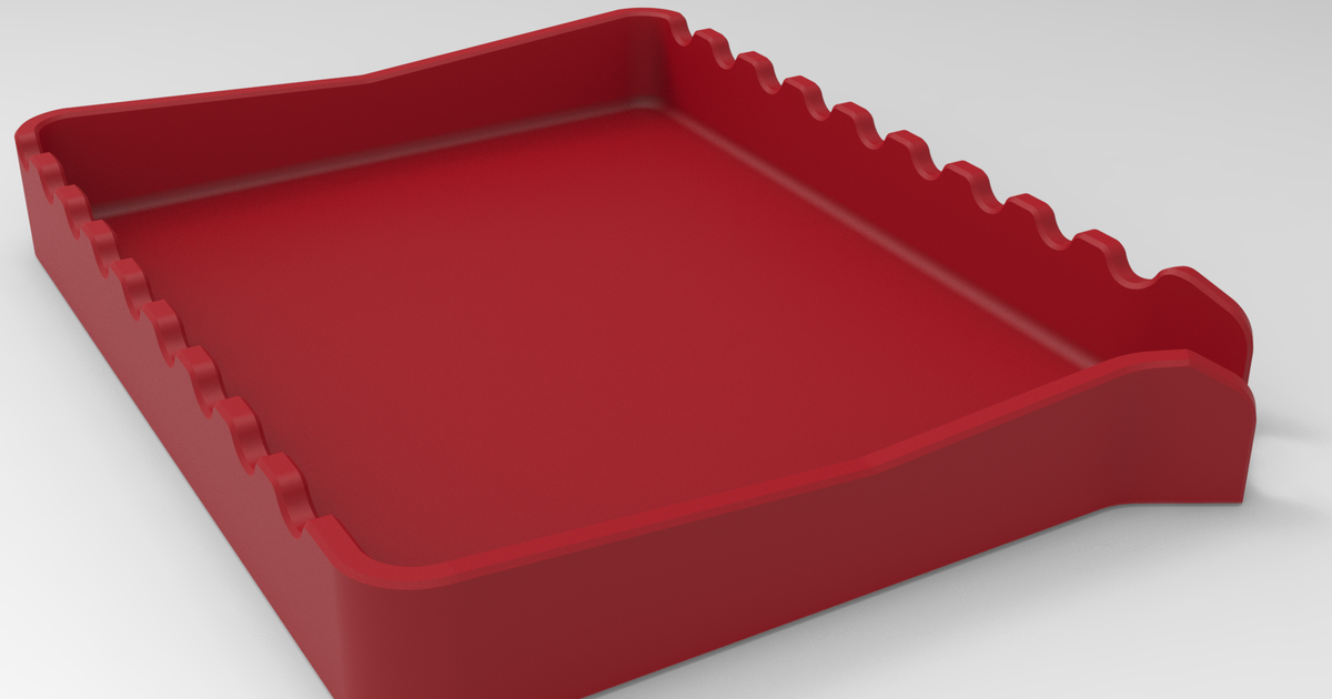 Parts tray with pour funnel by Ken226 | Download free STL model ...
