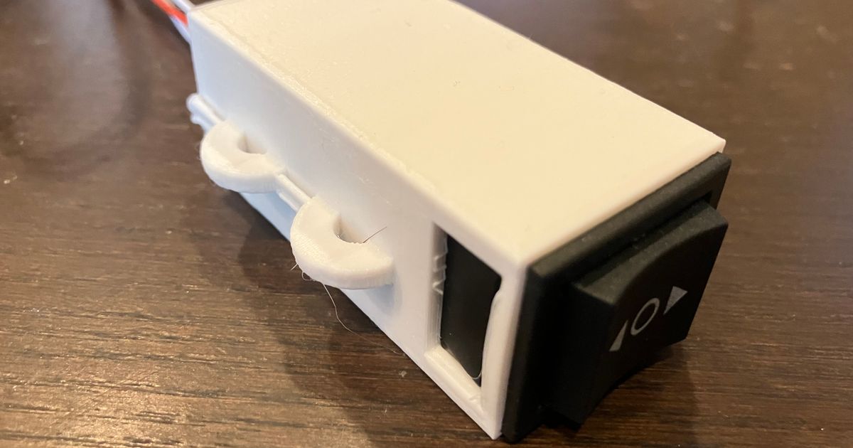 Snap-fit Switch Housing by Elvis Faust | Download free STL model ...