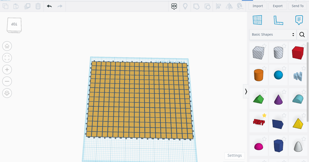 Square flexible fabric by Titus Mcdonough | Download free STL model ...