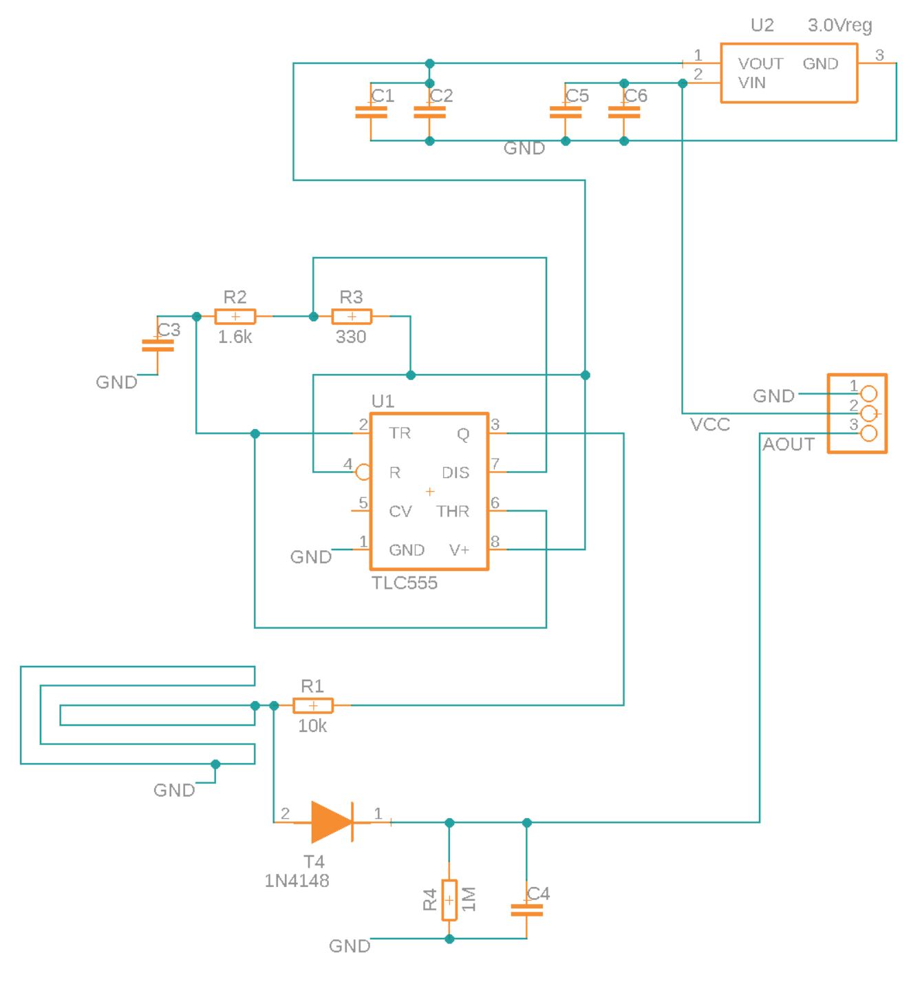 Soil moisture sensor cable guide/holder/clip by cjnaz | Download free ...