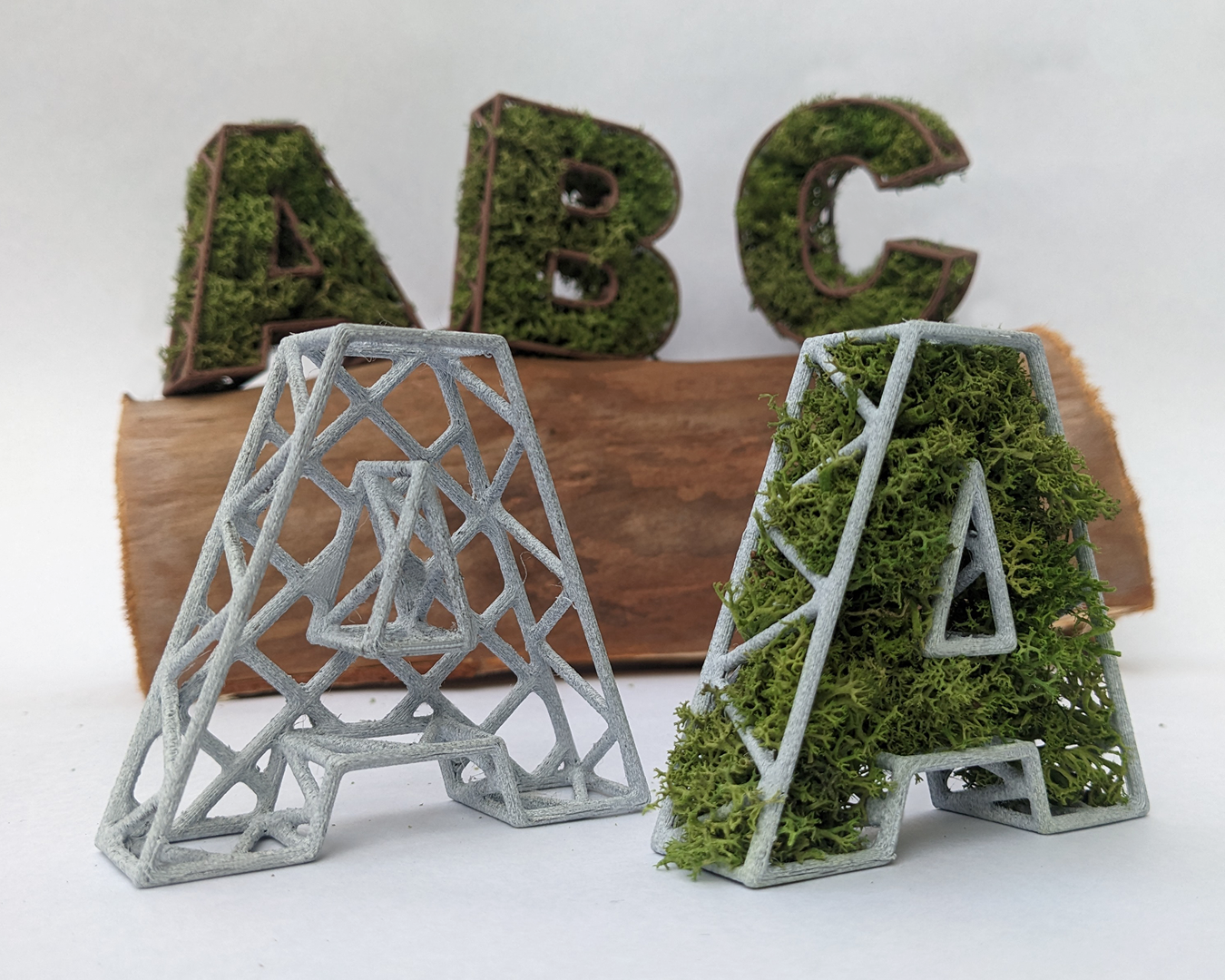 Moss Letters for names by LayerModels | Download free STL model ...