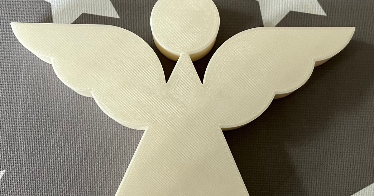 small standing angel by Raron | Download free STL model | Printables.com