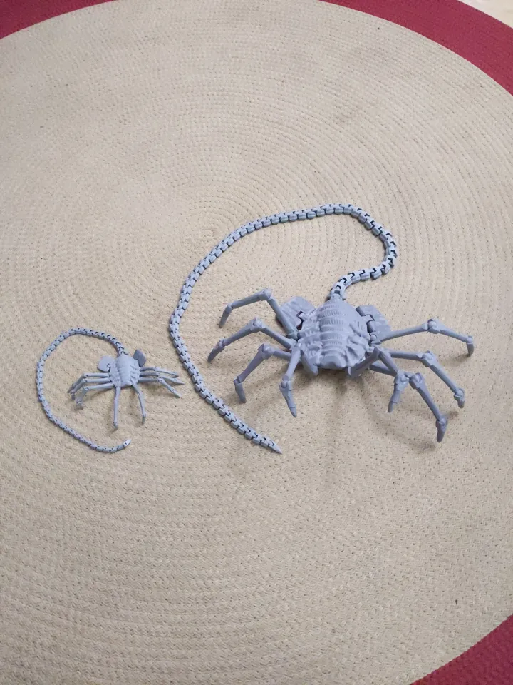 Wearable Alien Facehugger Mask by Purple Lion Prints | Download free ...