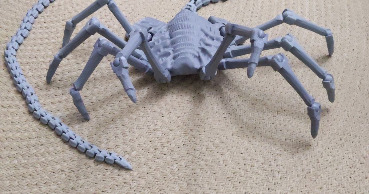 Wearable Alien Facehugger Mask by Purple Lion Prints | Download free ...