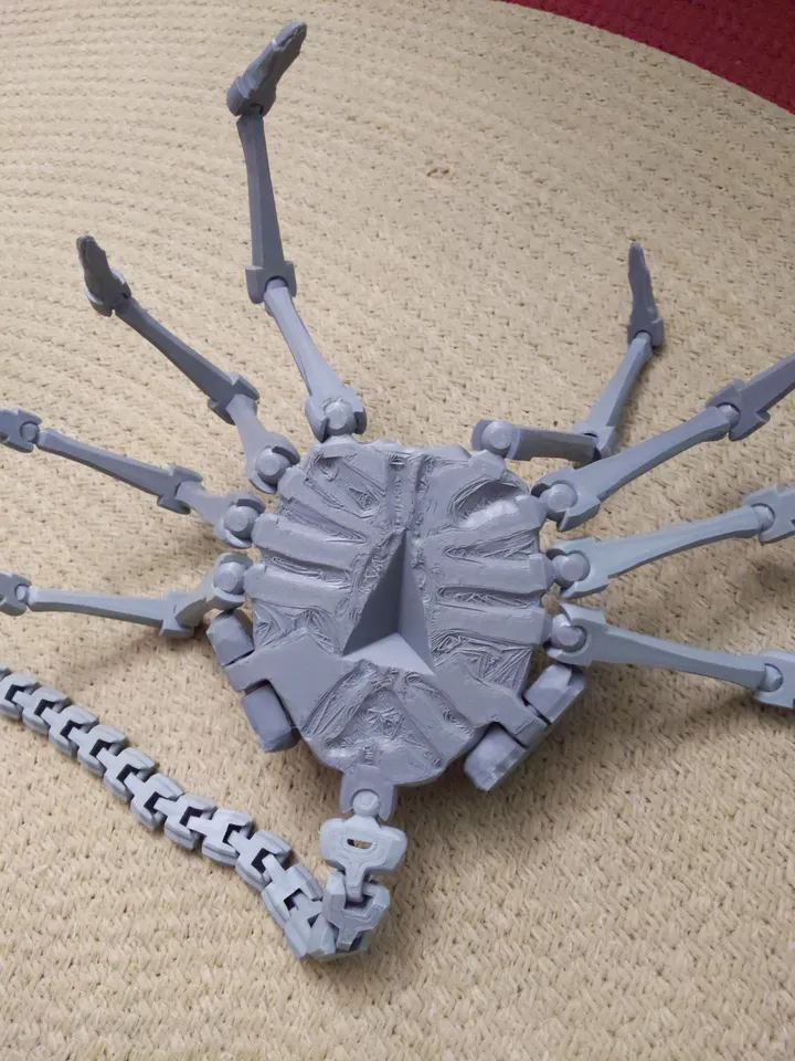 Wearable Alien Facehugger Mask by Purple Lion Prints | Download free ...