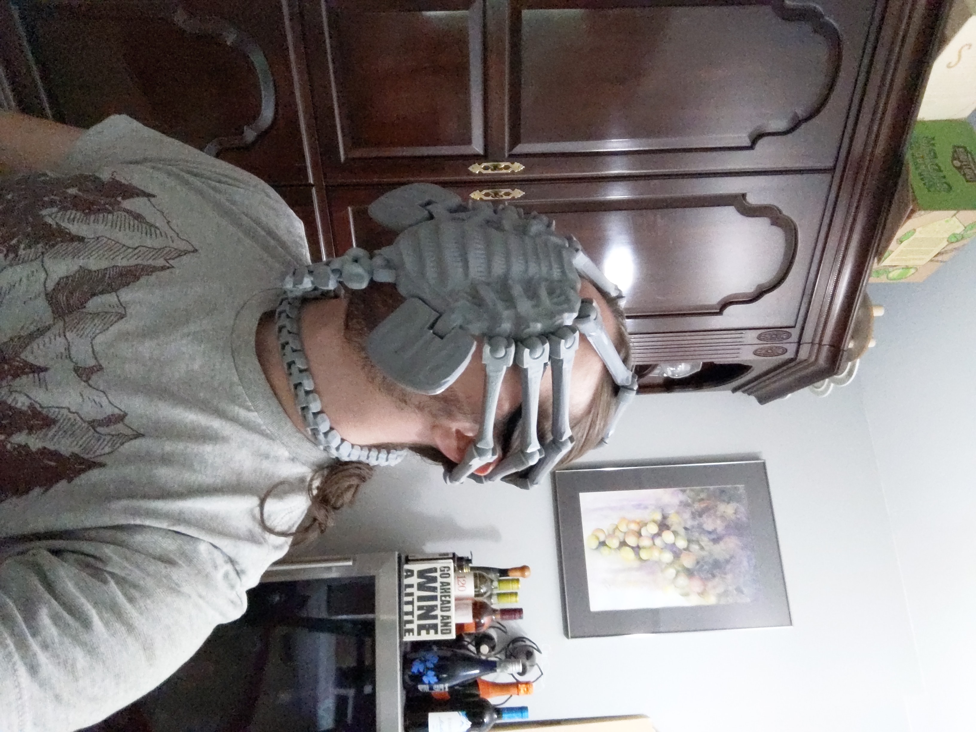 Wearable Alien Facehugger Mask by Purple Lion Prints | Download free ...