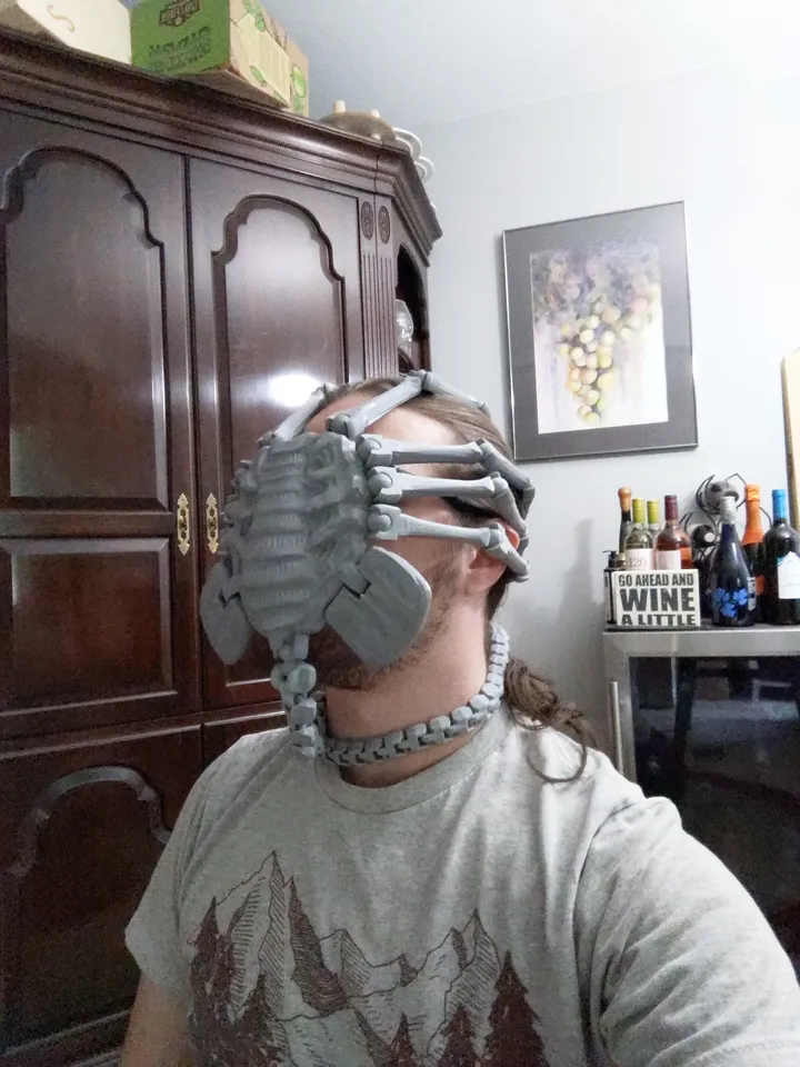 Wearable Alien Facehugger Mask by Purple Lion Prints | Download free ...