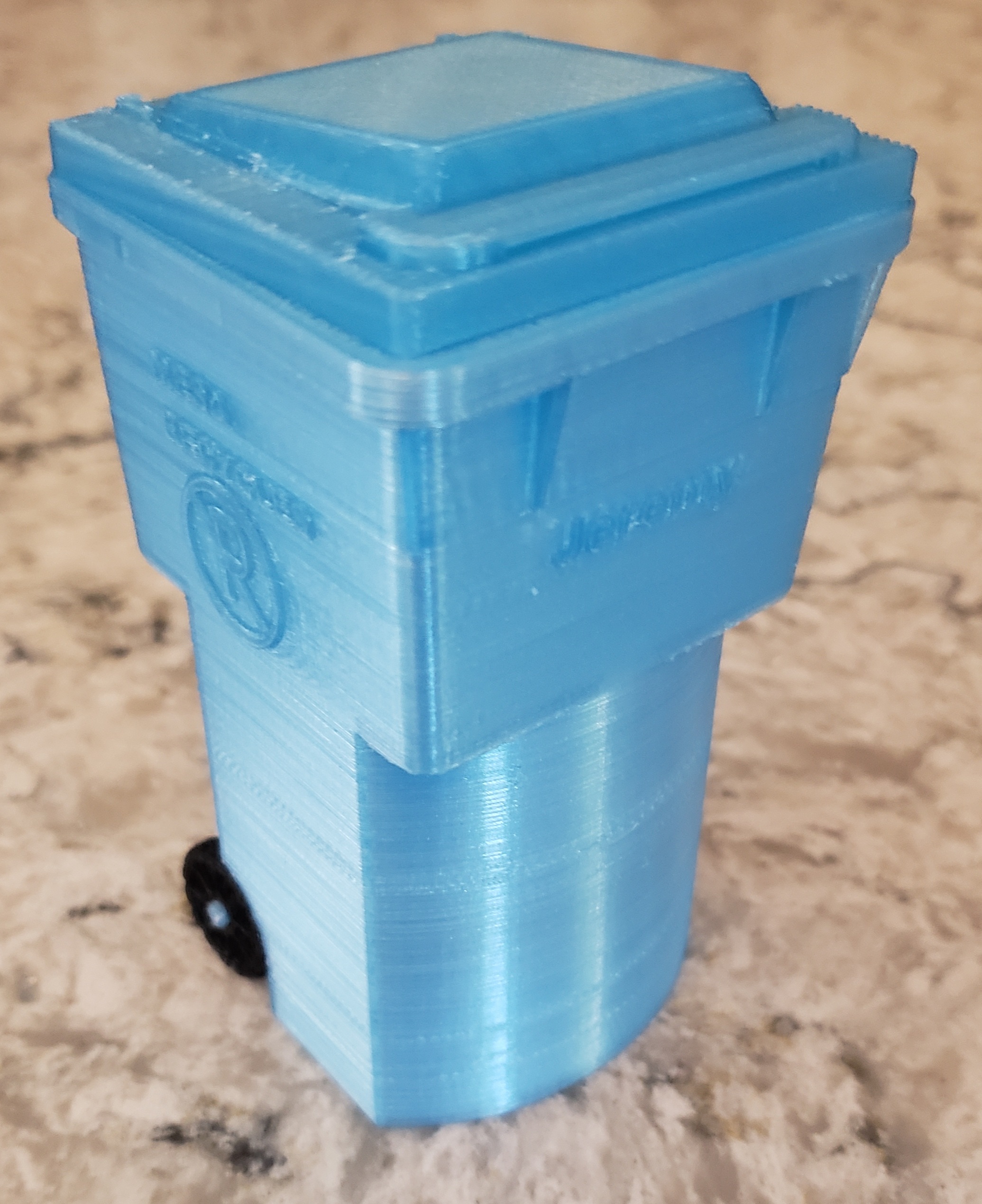 Municipal Trash Barrel for Recycling by sanslos | Download free STL ...