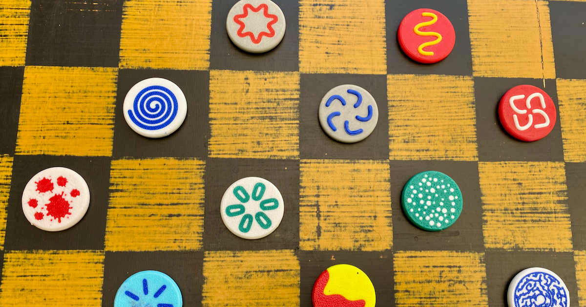 Colorful Game Tokens by PeteJ | Download free STL model | Printables.com