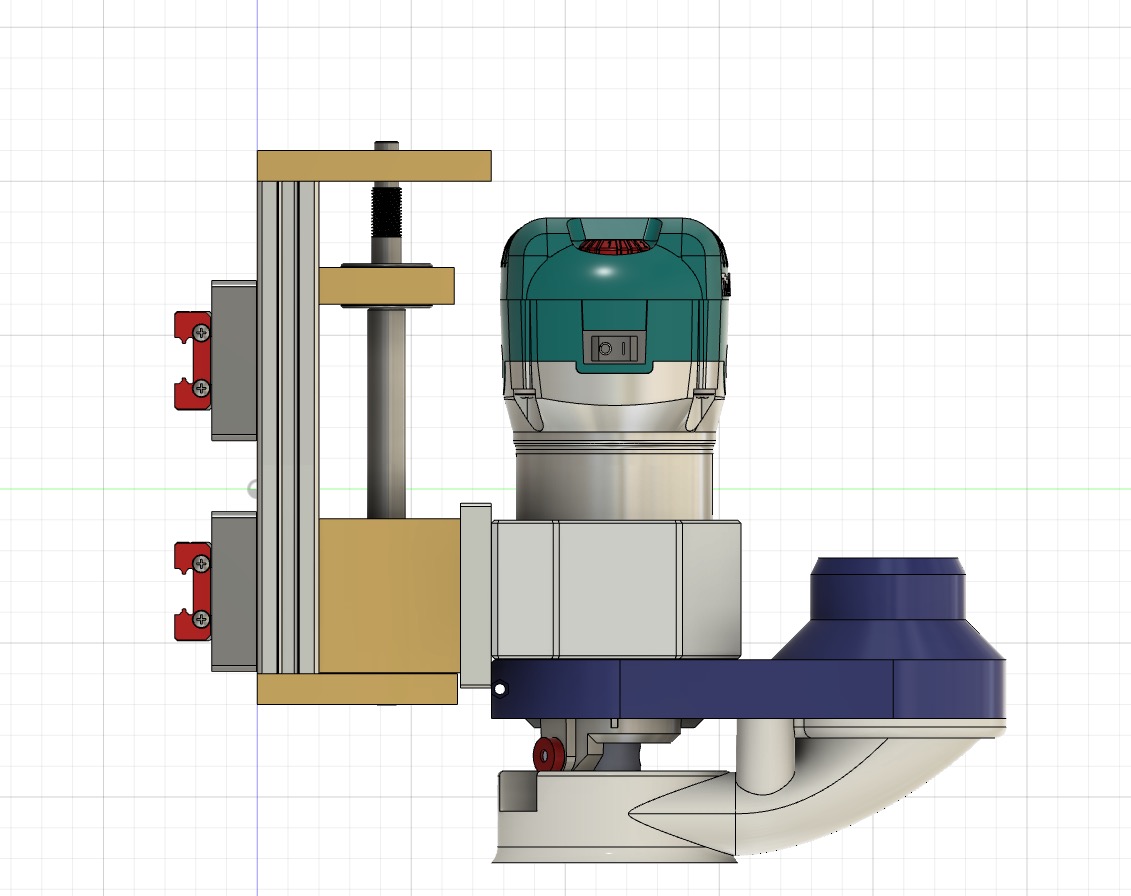 CNC Makita 700 / 701 Router Magnetic Dust Shoe by djos_1475 | Download ...