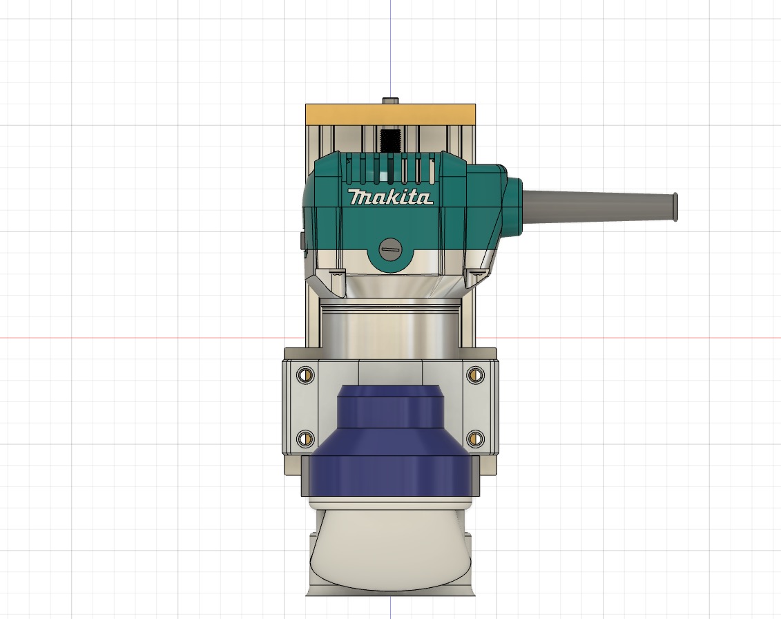 CNC Makita 700 / 701 Router Magnetic Dust Shoe by djos_1475 | Download ...
