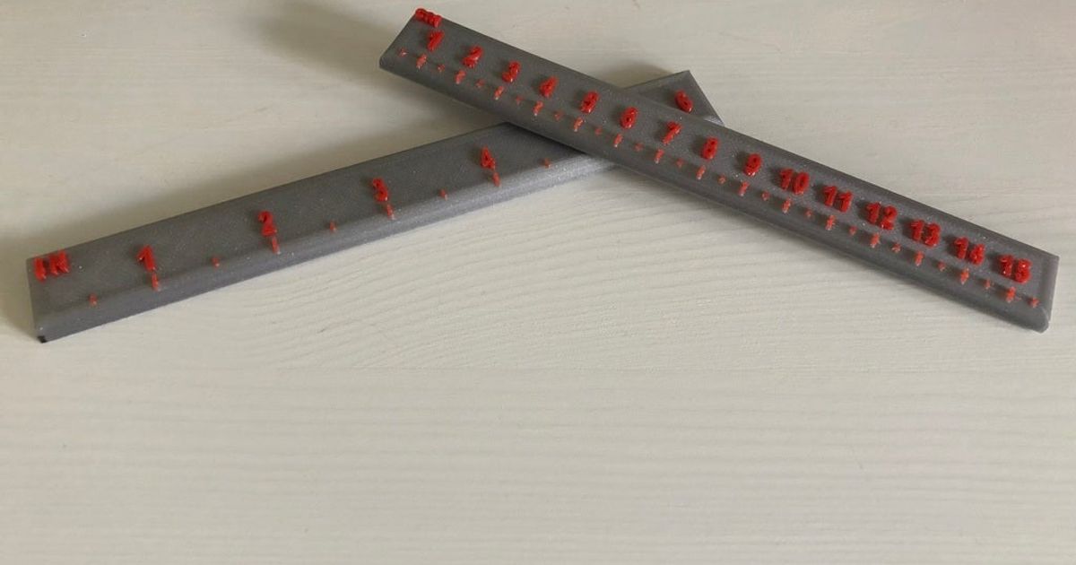 Ruler por Mr_3D_Printer | Descargar modelo STL gratuito | Printables.com