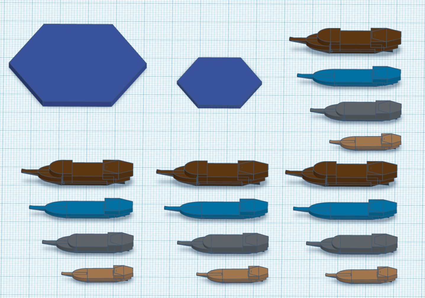 Tiny Sailing ship hulls for model building. autorstwa Bots2Beasts ...