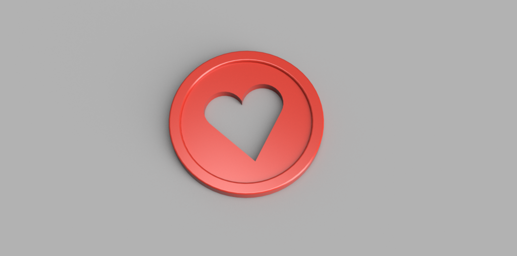 Kids Coin Heard by D2P-3D | Download free STL model | Printables.com