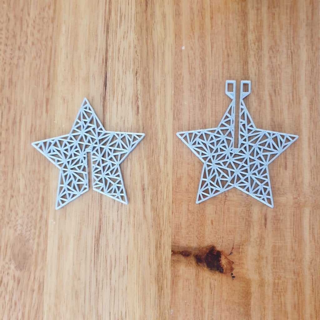Star Christmas tree bauble by 3DPrintBunny | Download free STL model ...