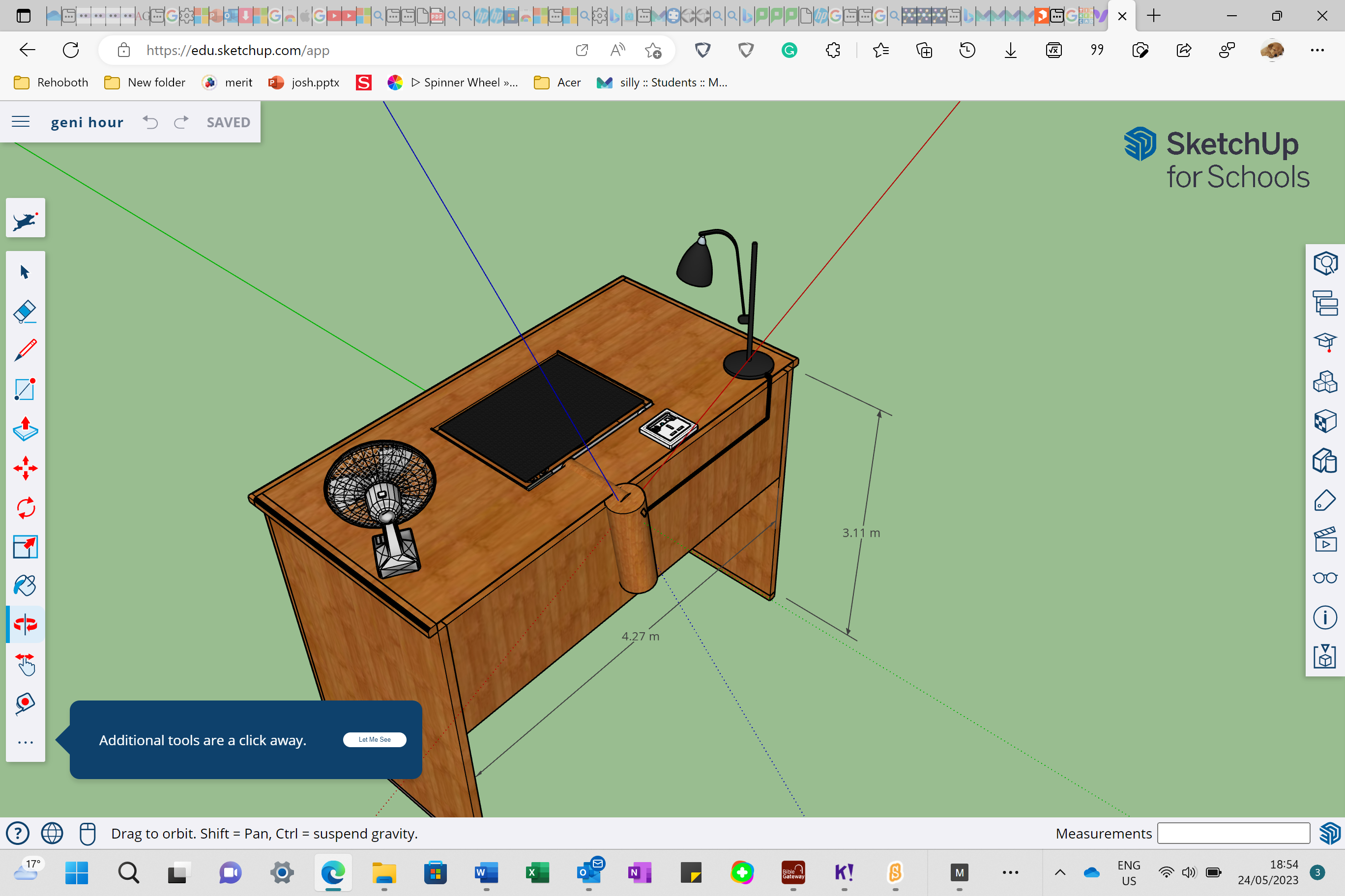 deluxe desk by woof | Download free STL model | Printables.com